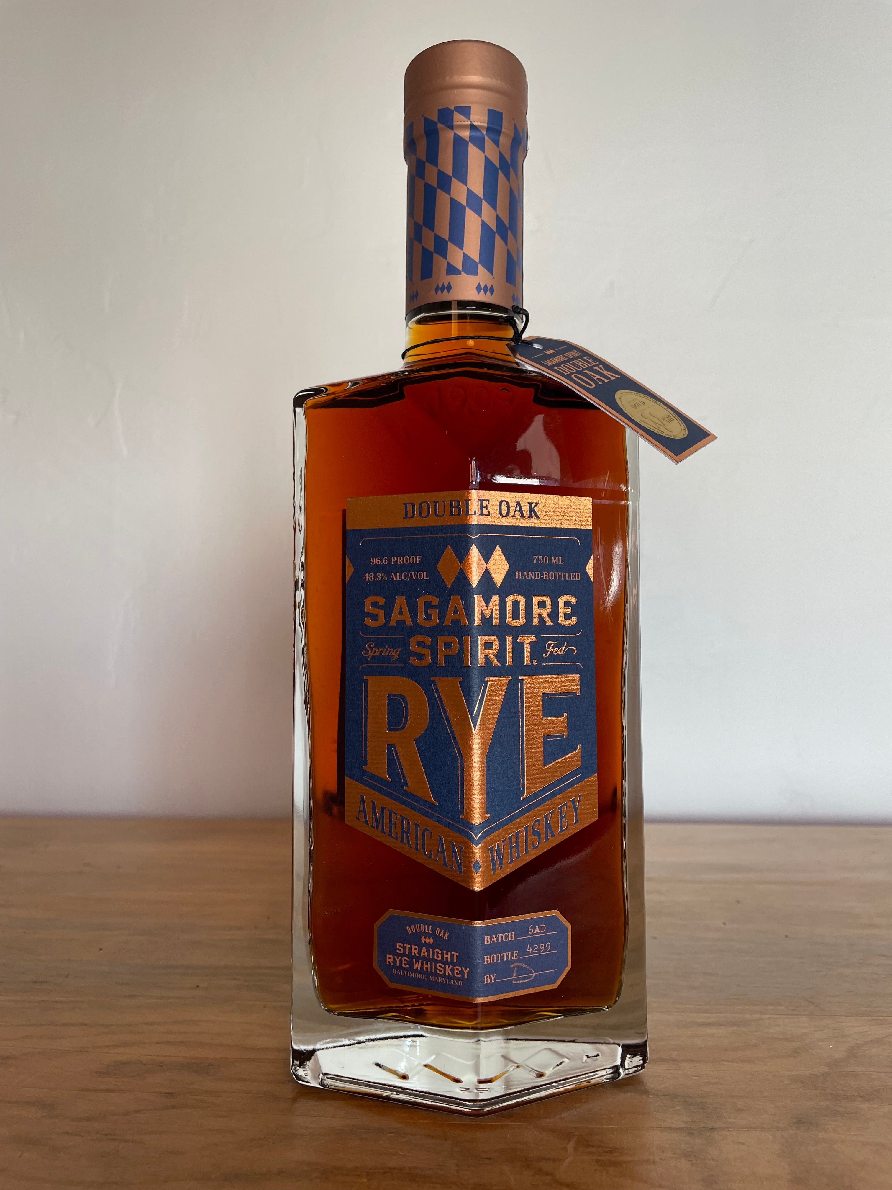 Sagamore Spirit Double Oak Rye Whiskey – Gemini Bottle Co.