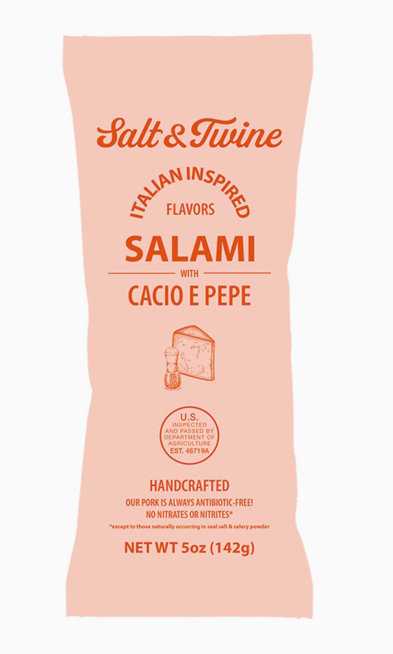 Salt & Twine 'Cacio e Pepe' Salami – Gemini Bottle Co.