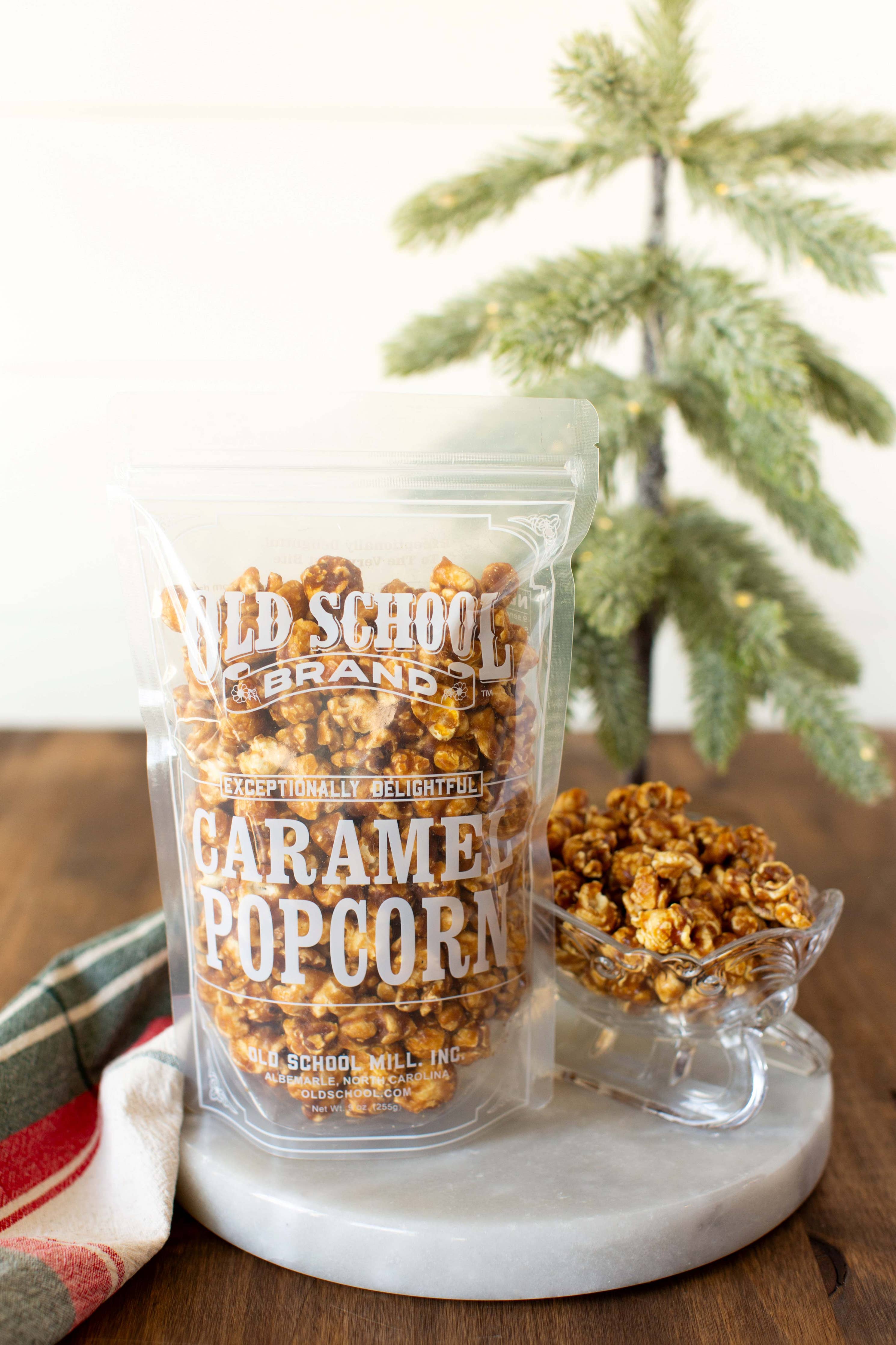 Old School Brand Caramel Popcorn – Gemini Bottle Co.
