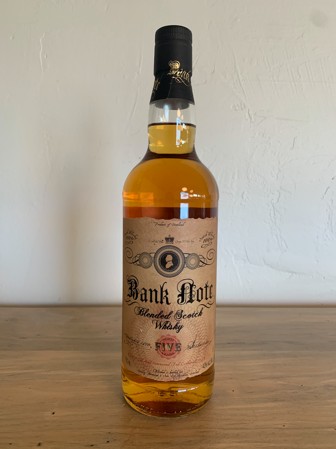 Bank Note 5 Yr Blended Scotch – Gemini Bottle Co.